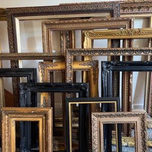 1-3 Pcs Gold Picture Frames / Ornate Gold Frames / Gallery Wall Frames ...
