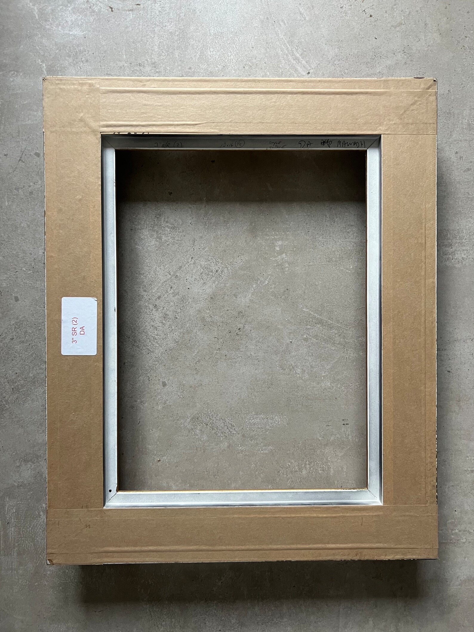 Swept 3” Antique Style Gold Frame (SR 2) - Any Size, Please Specify ...