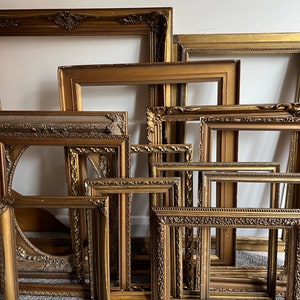 1-3 Pcs Gold Picture Frames / Ornate Gold Frames / Gallery Wall Frames ...