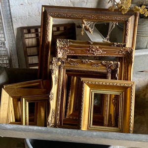 1-3 Pcs Gold Picture Frames / Ornate Gold Frames / Gallery Wall Frames ...