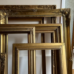 1 X Large Gilt Frame - Decorative Frame / Gilt Frame / Ornate Frame - Etsy