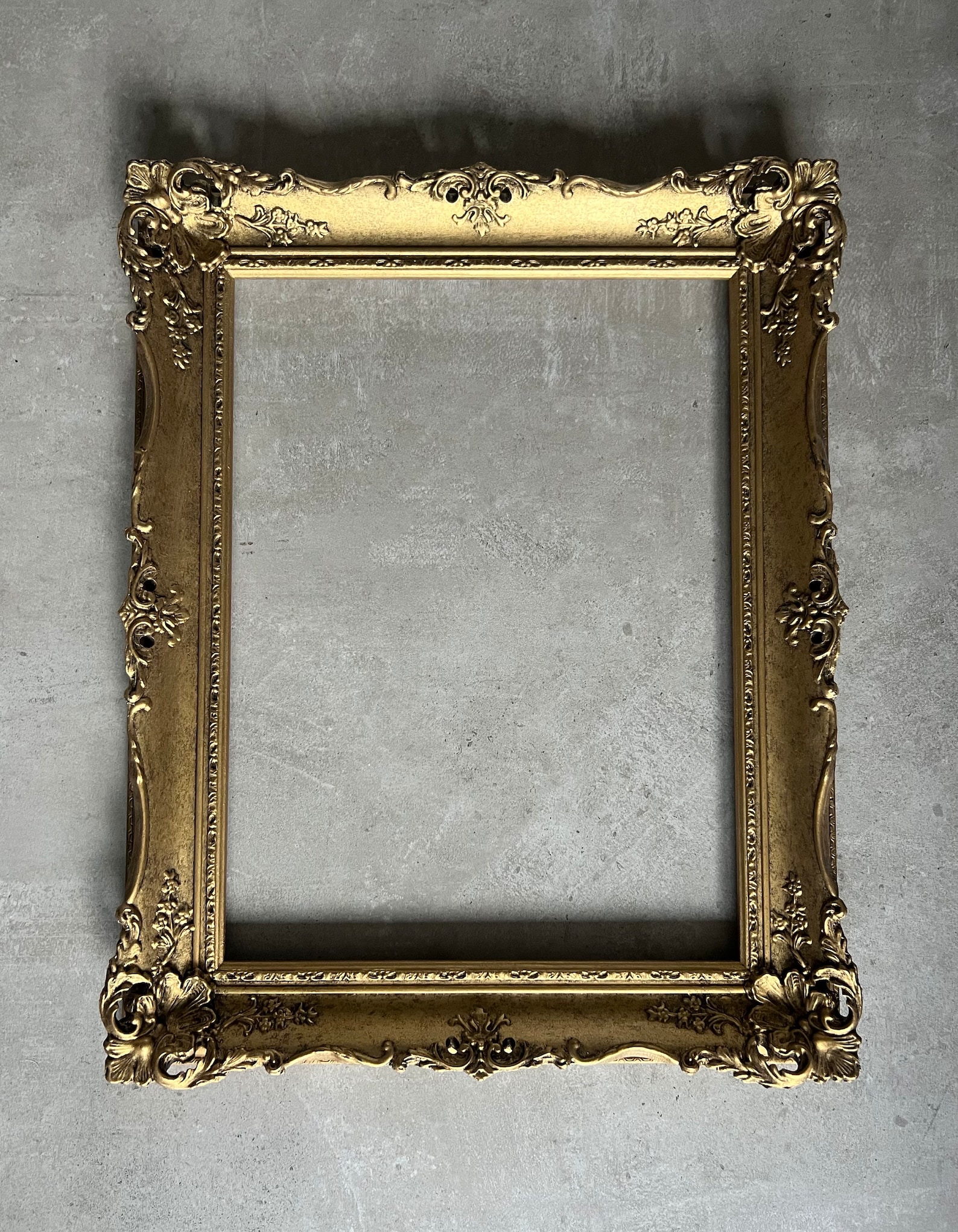 Swept 2 1/4” Antique Style Gold Frame - Any Size, Please Specify Exact ...