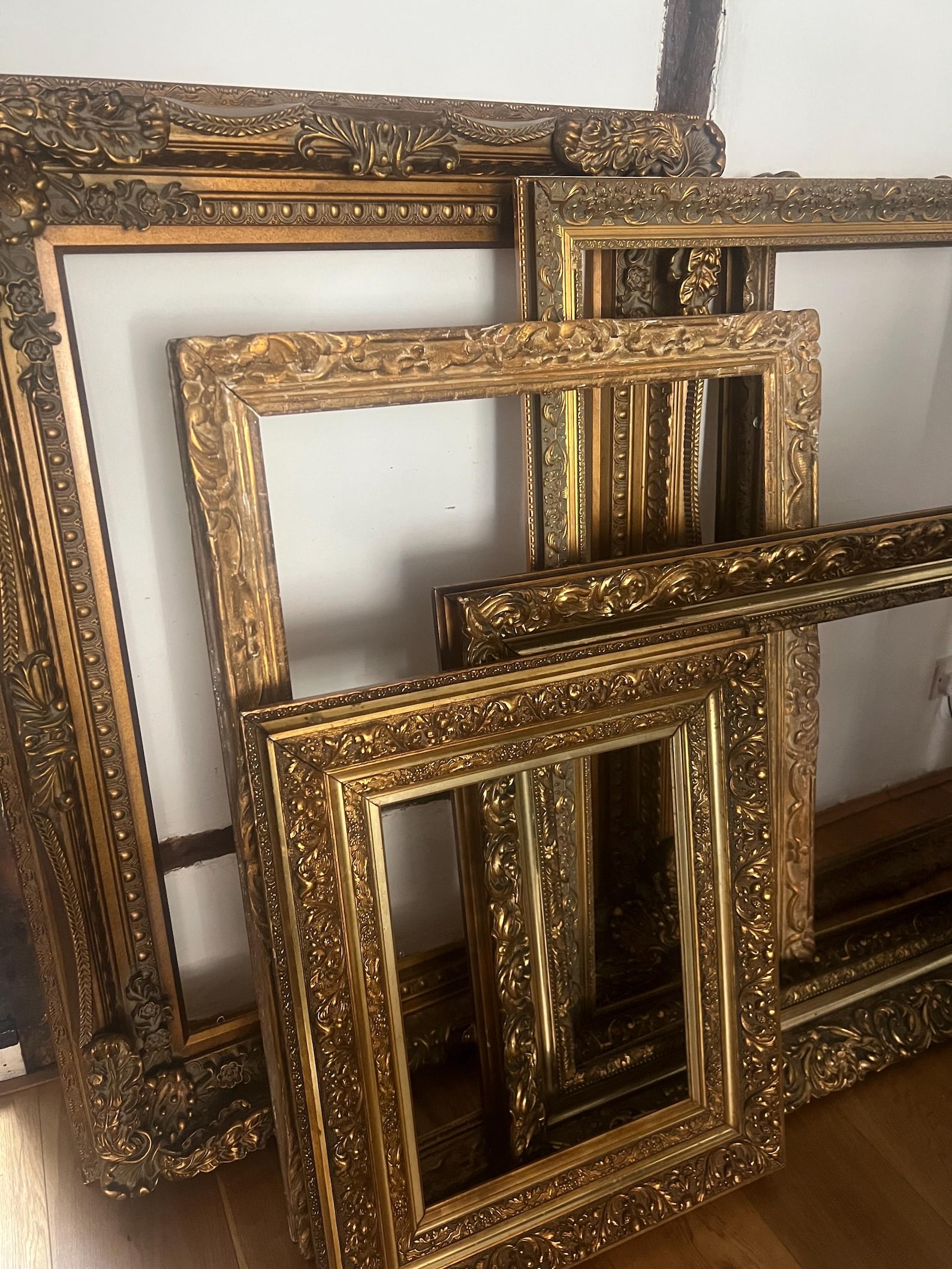 Very Ornate Chunky and XL Extra Large Gilt Picture Frame / Baroque ...
