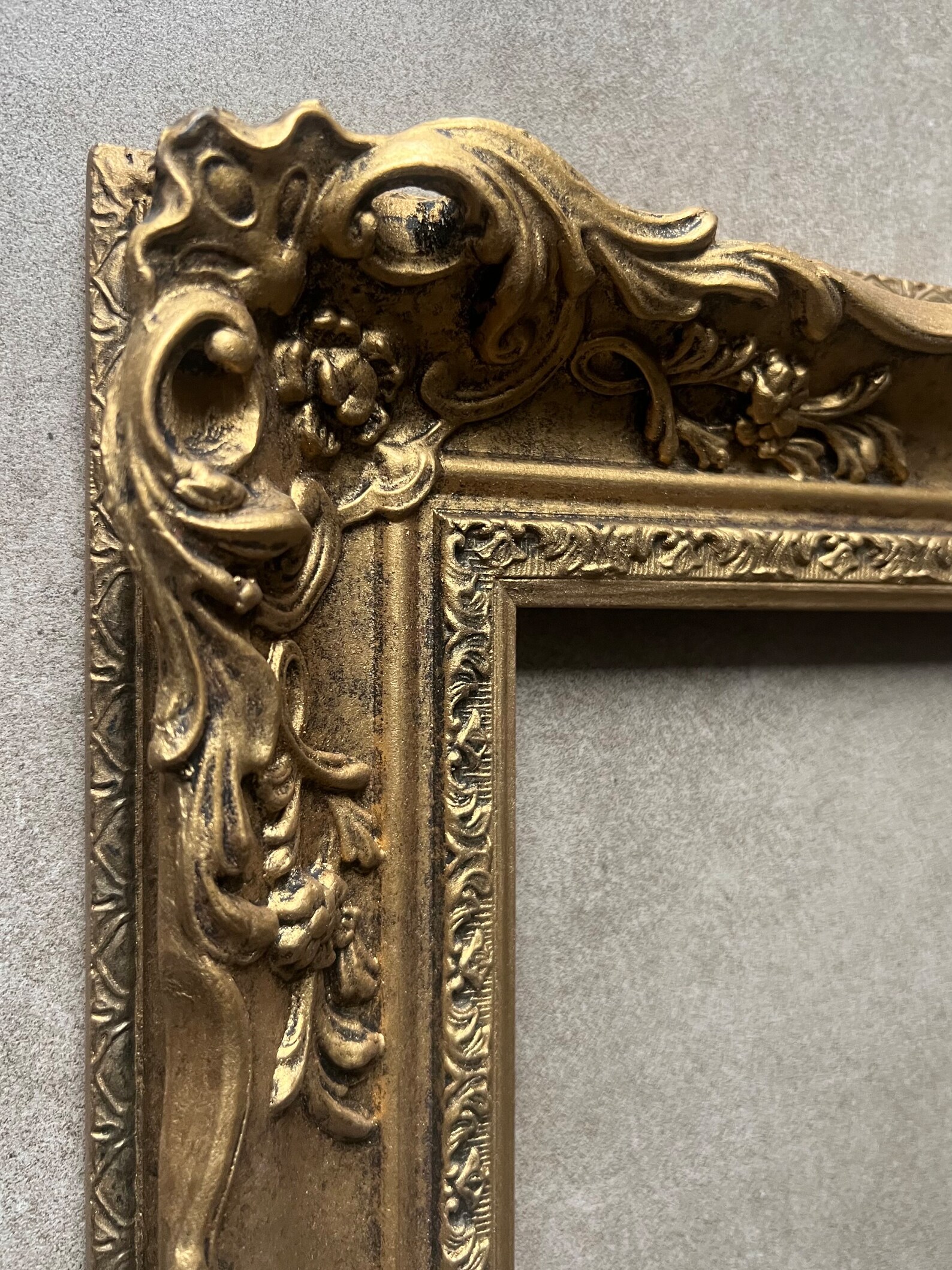 Swept Antique Style Gold Frame - Ornate Handmade Picture Frame - Etsy UK