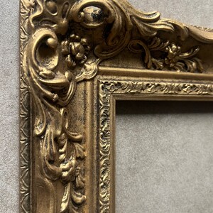 Swept Antique Style Gold Frame - Ornate Handmade Picture Frame - Etsy
