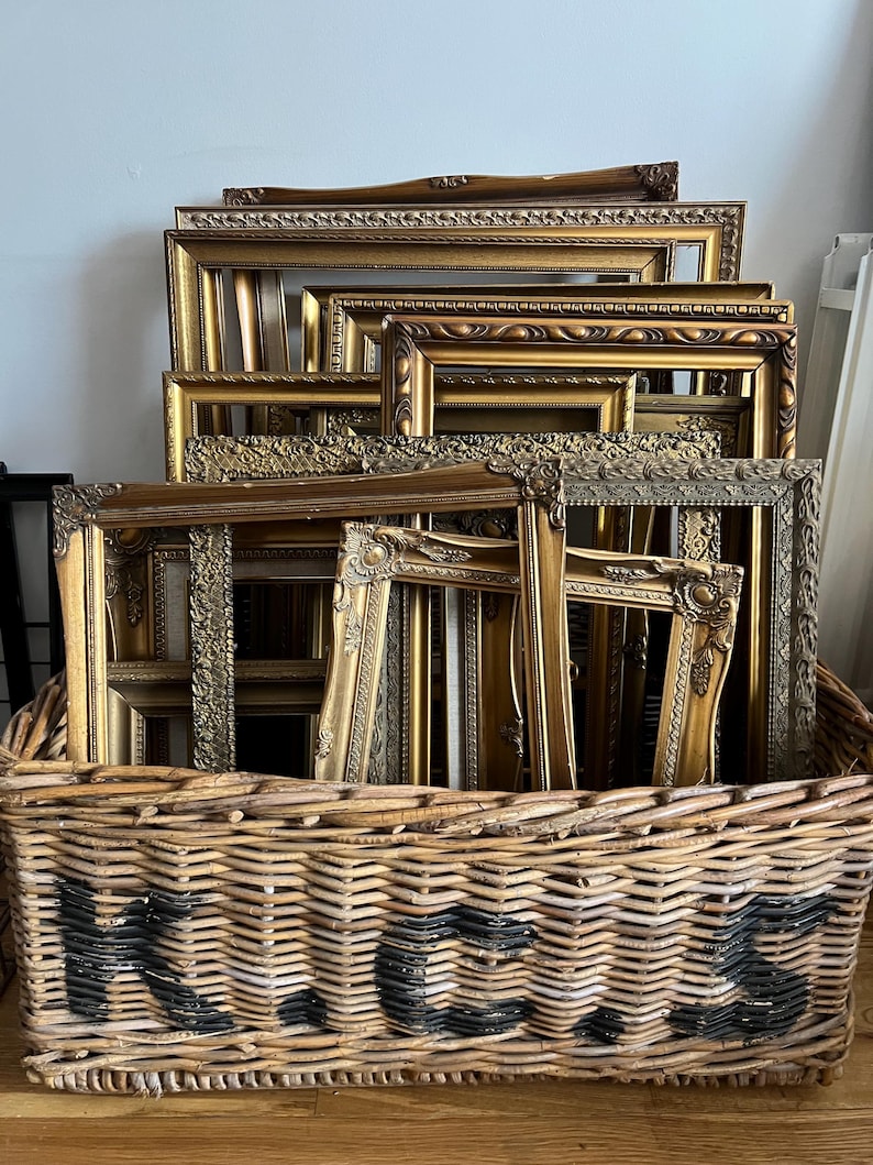 1 X Medium Ornate Gold Picture Frame / Ornate Gold Frames / Gallery ...
