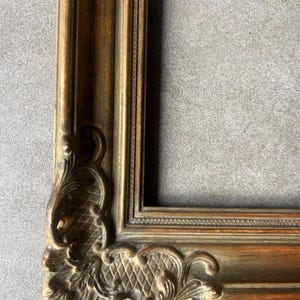 15 X 18 French Decorative Frame/ Swept Frame Decorative Frame / Gilt ...