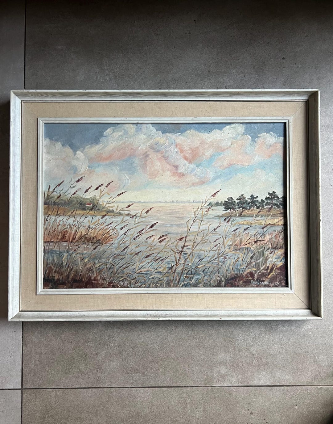 Eva Chapman Oil Painting 1975 in Original Frame - Southwold - Etsy