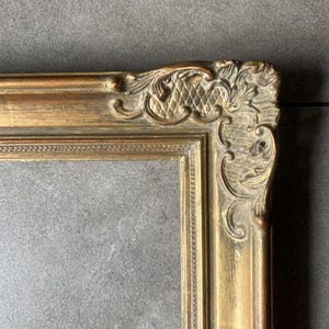 15 X 18 French Decorative Frame/ Swept Frame Decorative Frame / Gilt ...