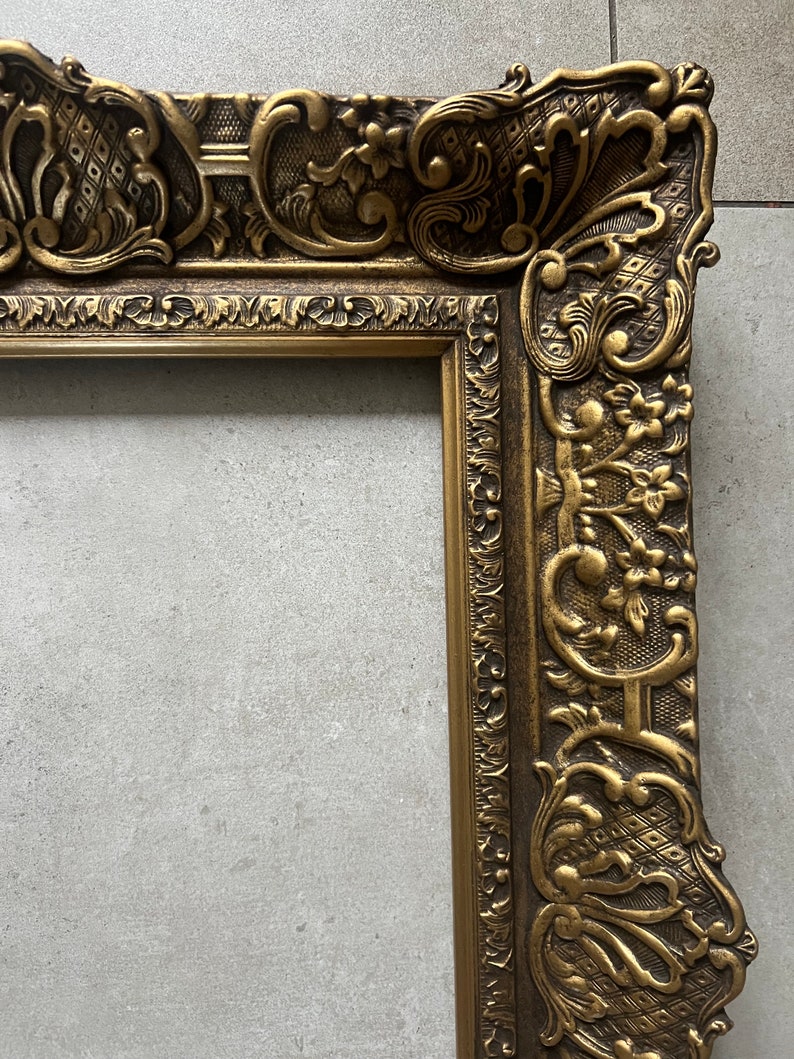 Victorian 3 1/4 Antique Style Gold Frame - Any Size, Please Specify ...