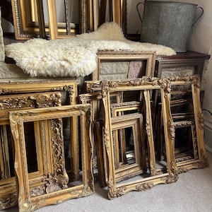 1-3 Pcs Gold Picture Frames / Ornate Gold Frames / Gallery Wall Frames ...