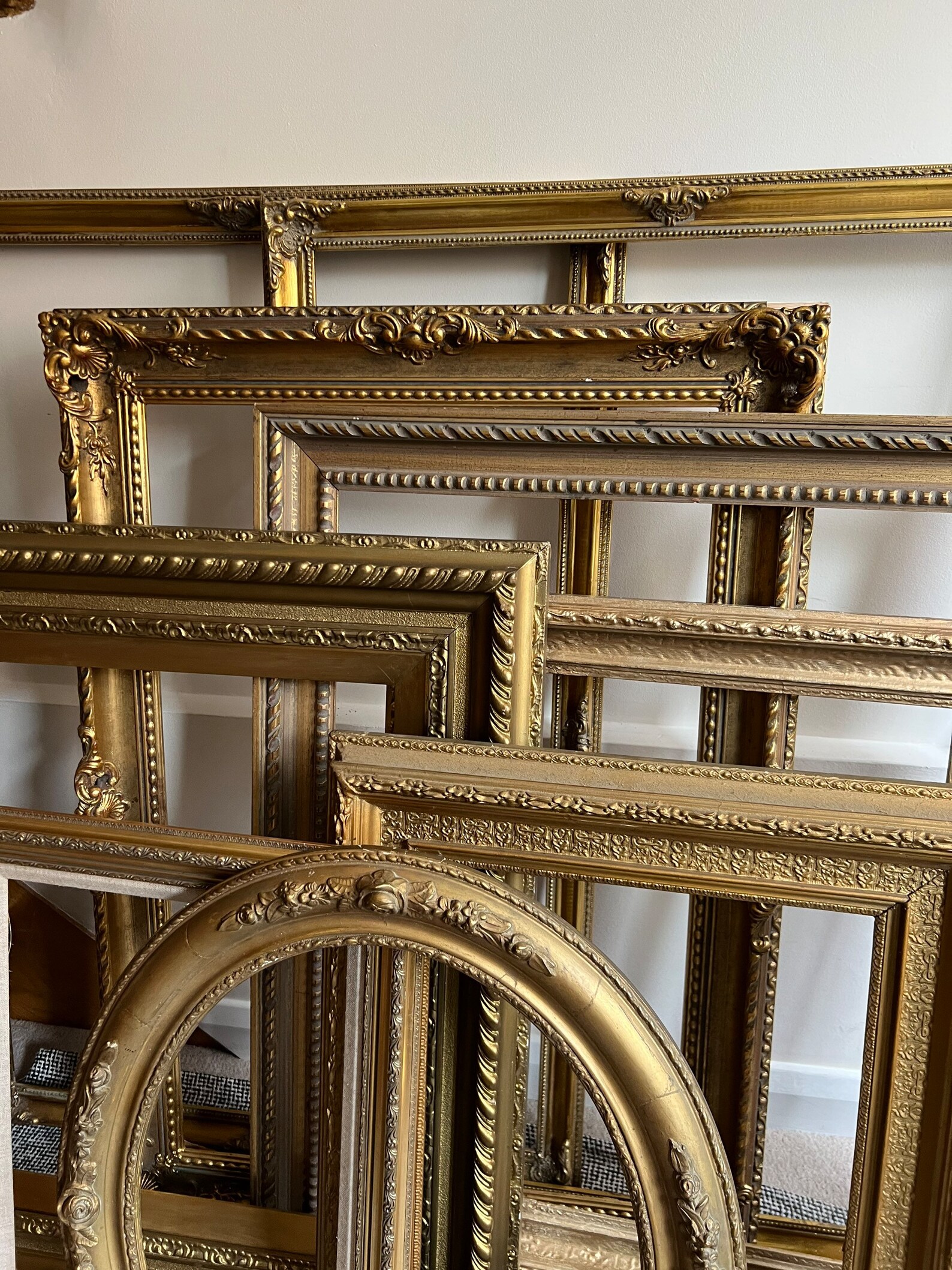 5 Large Decorative Frames Large bespoke Collection Chosen - Etsy