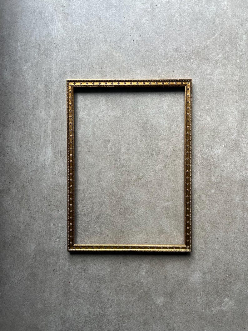 Bespoke Made to Measure Gold Ornate Picture Frame (flowers) - Any Size ...