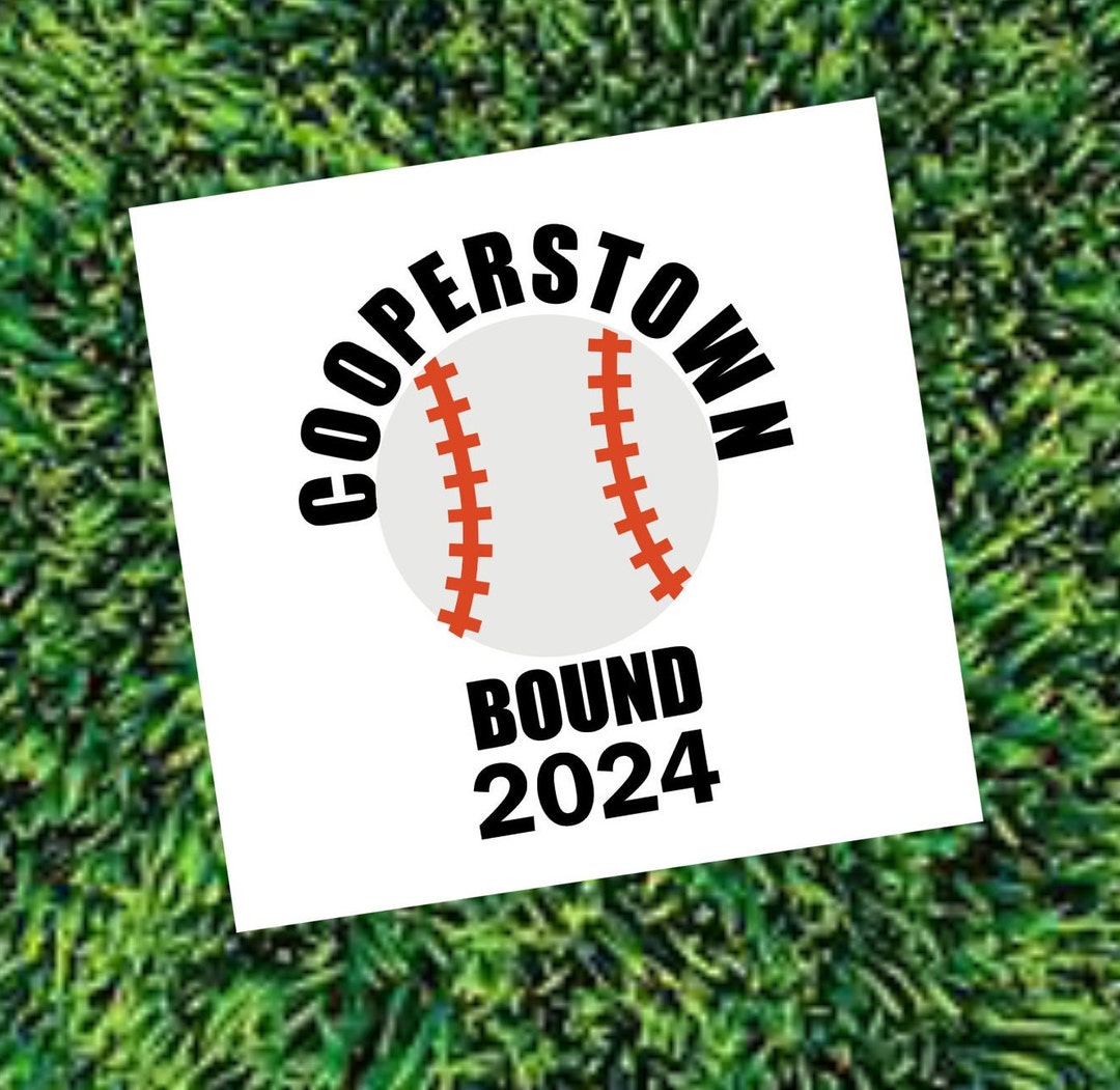 Cooperstown Baseball Vinyl Decal Sticker Cooperstown Sticker Baseball ...