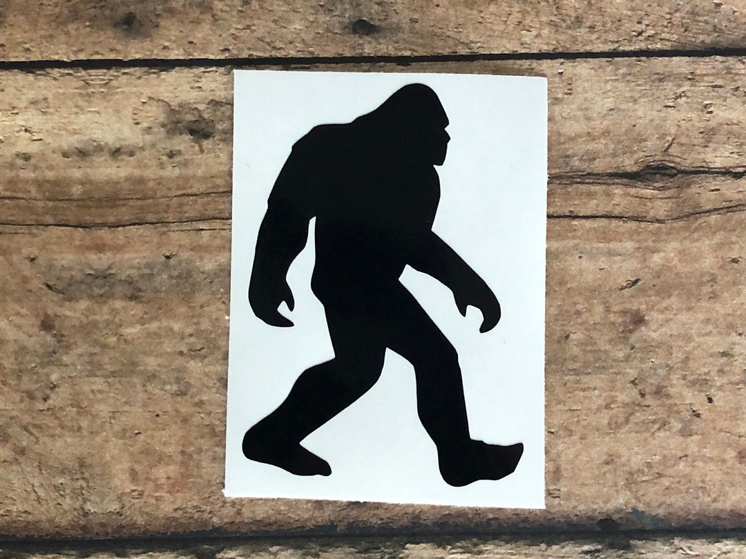 Yeti Bigfoot Sasquatch Vinyl Decal Sticker Yeti Bigfoot Decal Hunting ...