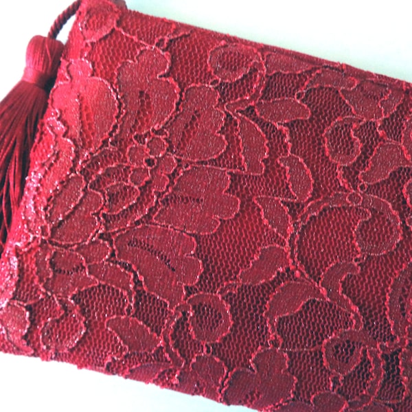 Red Bridal Clutch - Etsy