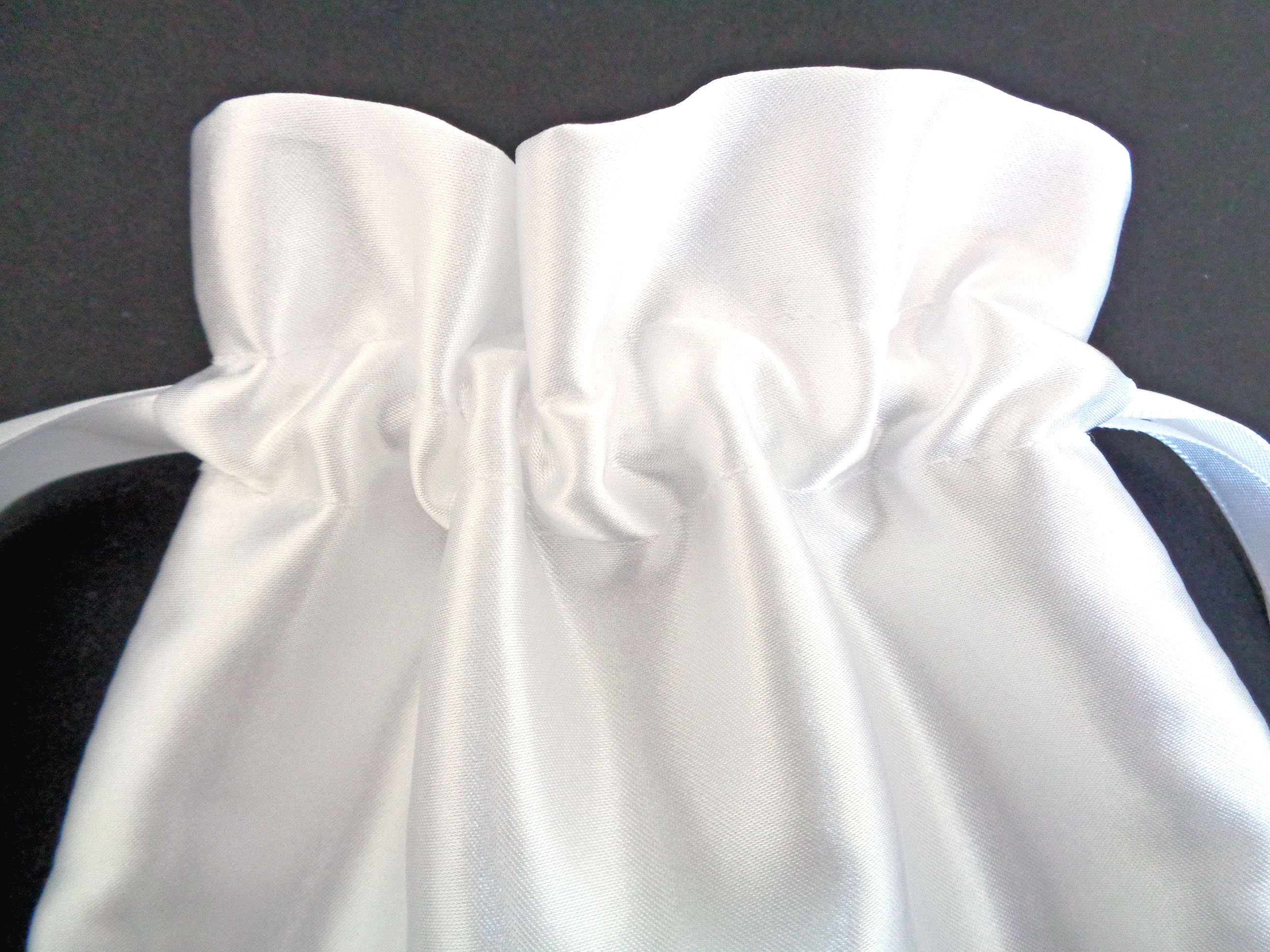 White Drawstring Bag, Drawstring Bag, Bride Purse, Money Bag, Money ...