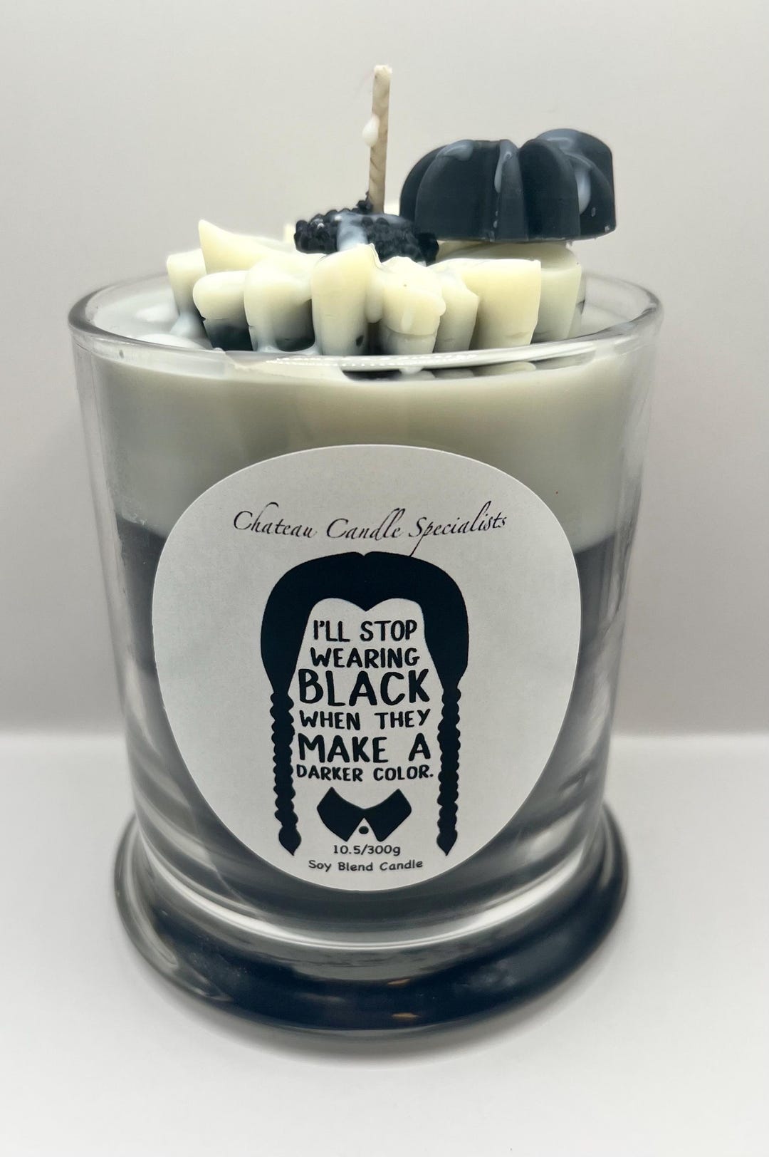 Wednesday Candle | Addams Family | Wednesday Addams | Creepy | Spooky ...