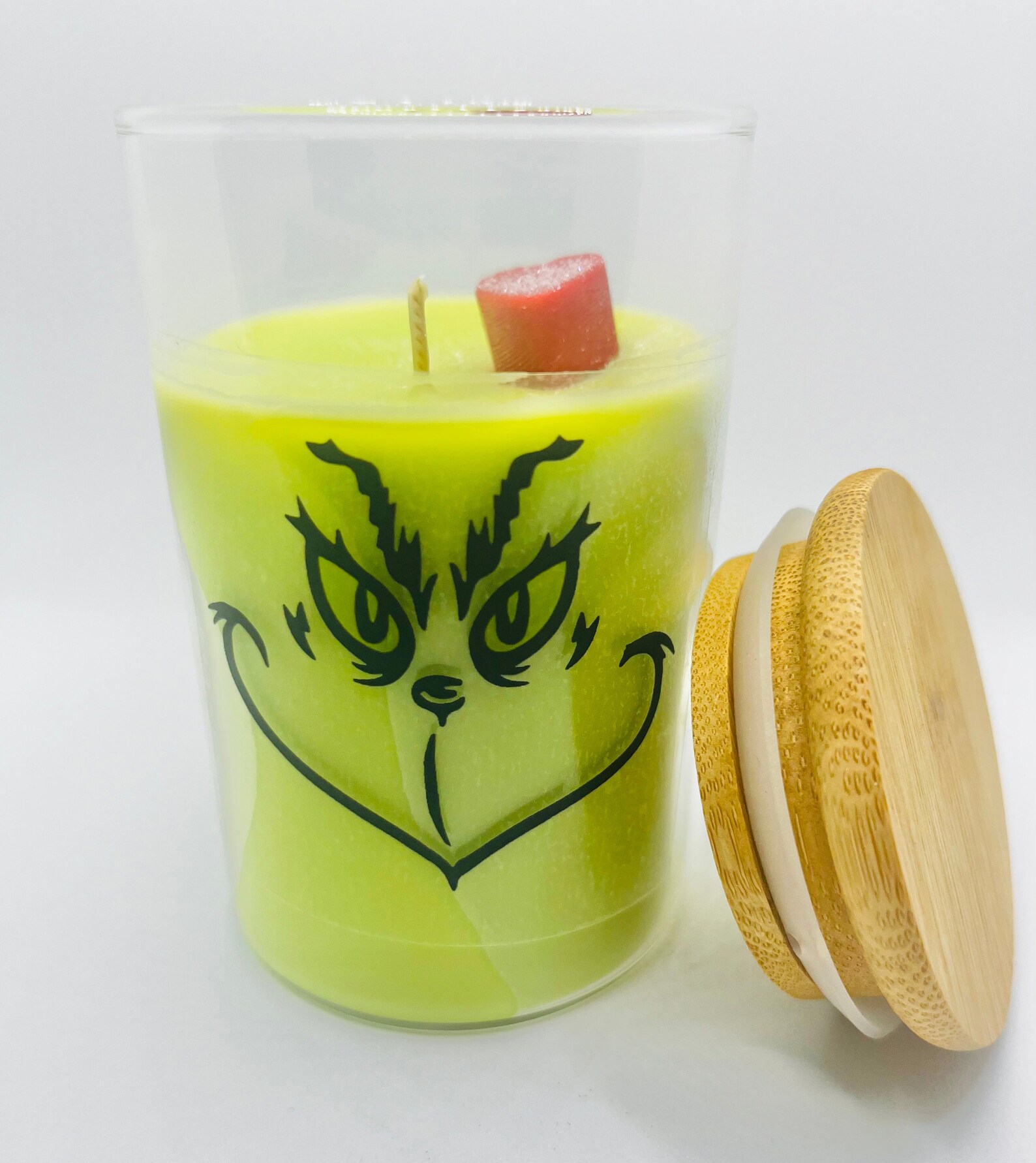 The Grinch Candle | Holiday Candle | Peppermint | Themed Candle ...