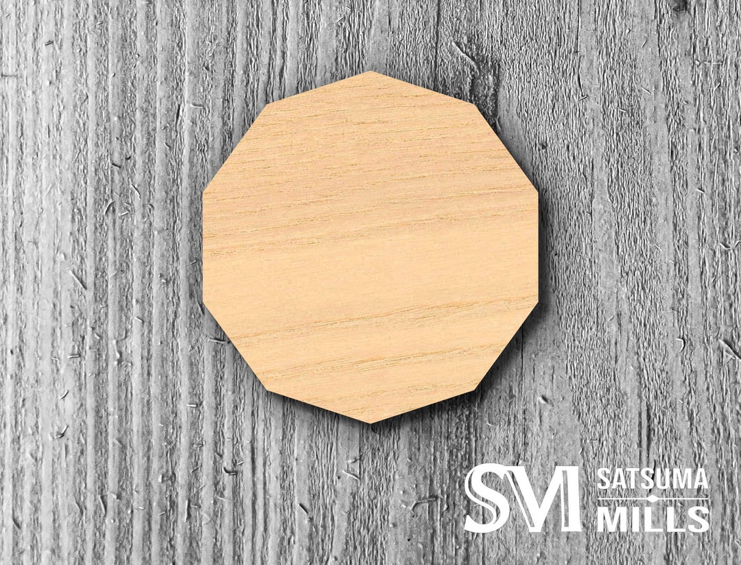 Decagon Wood Laser Cutout; Volume Discounts, DIY Crafts, Decor, & Gifts ...