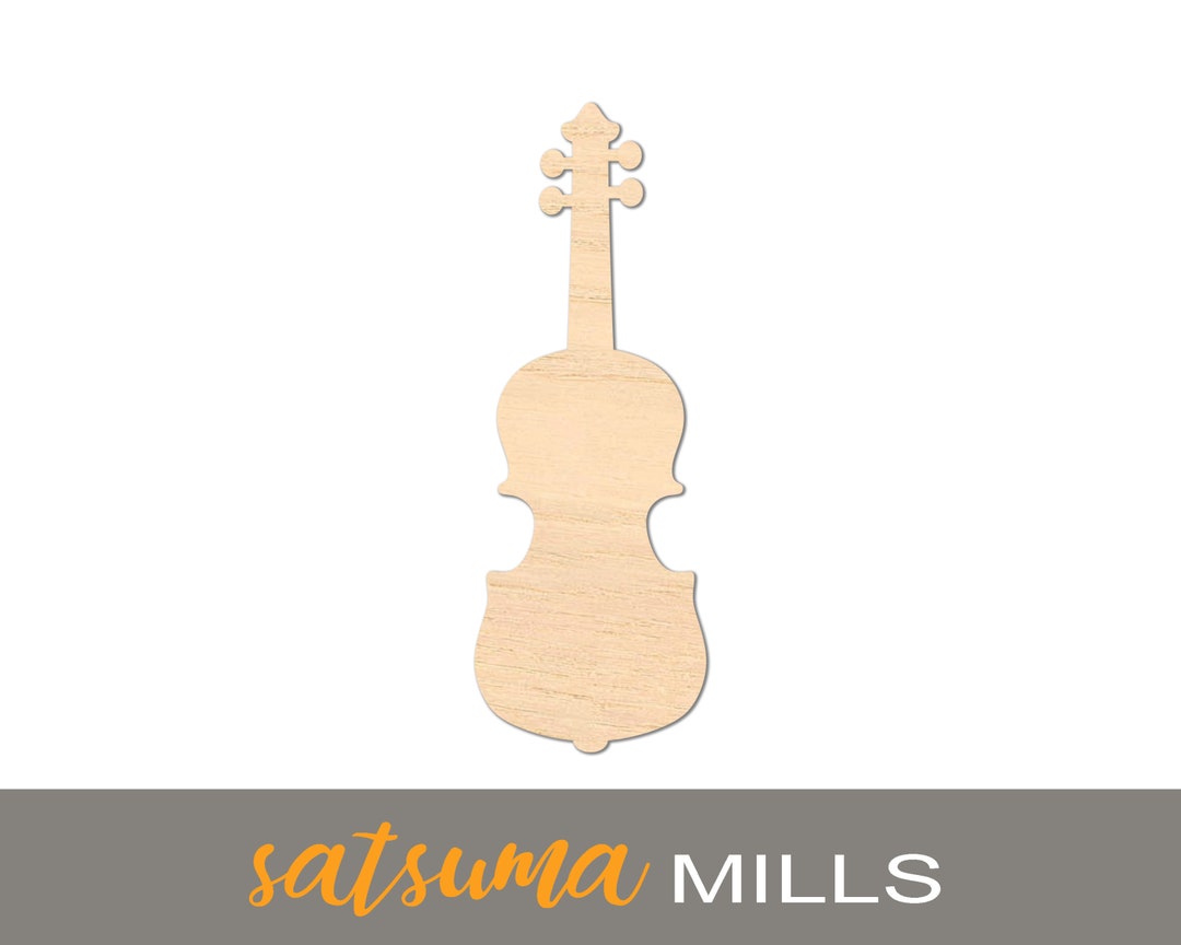 Viola Laser Cutout; DIY Crafts, Decor, & Gifts, Multiple Size Options ...