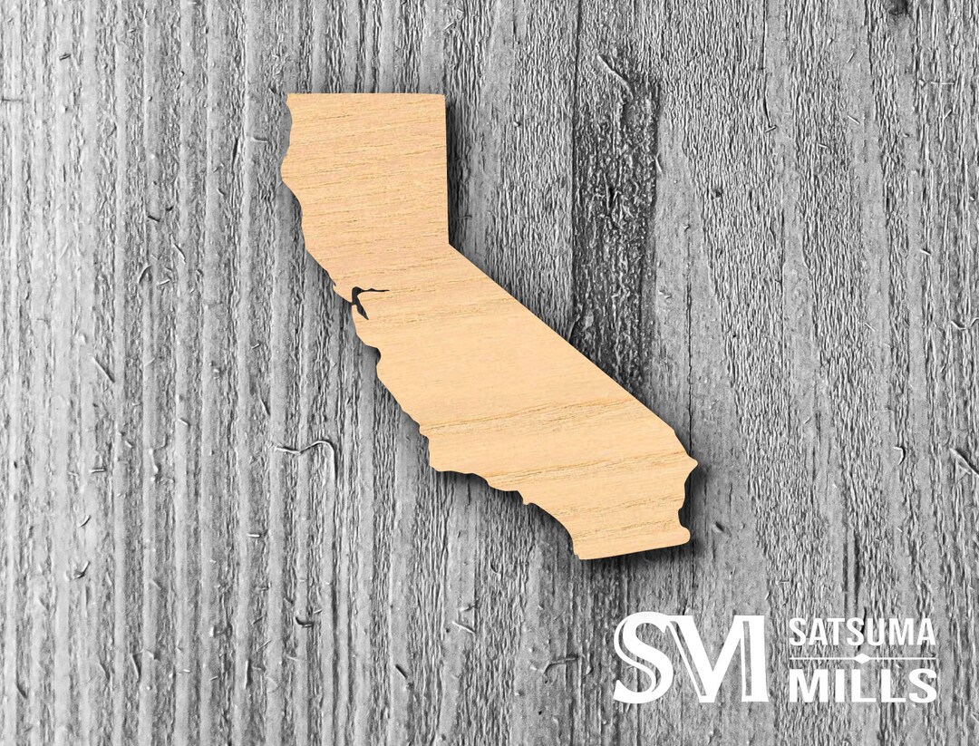 California Laser Cutout; DIY Crafts, Decor, & Gifts, Multiple Size ...