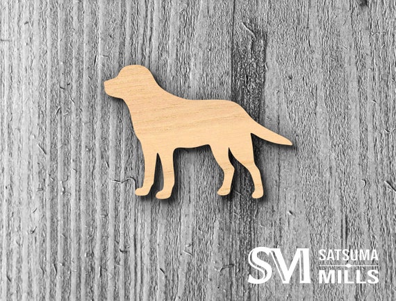Labrador Wood Laser Cutout Volume Discounts DIY Crafts | Etsy