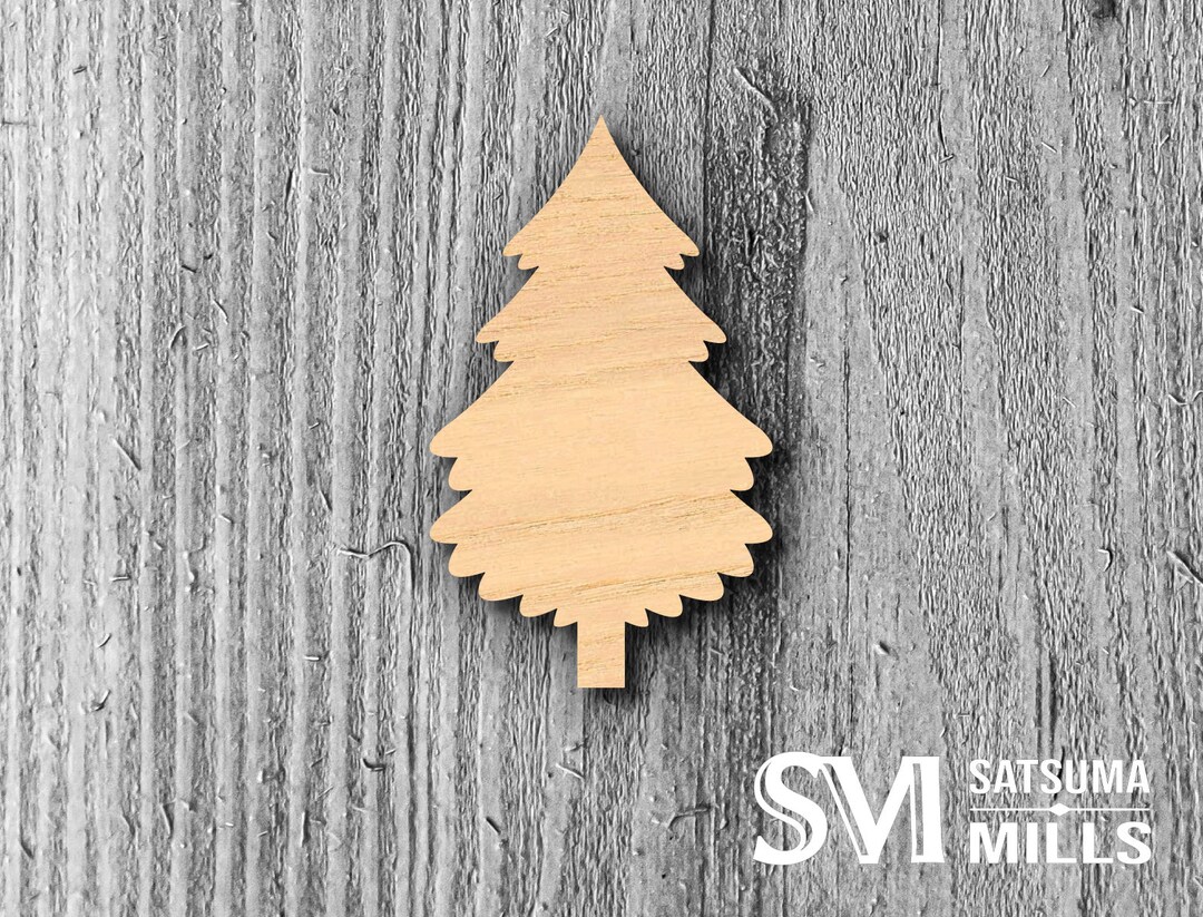 Pine Tree Laser Cutout; DIY Crafts, Decor, & Gifts, Multiple Size ...