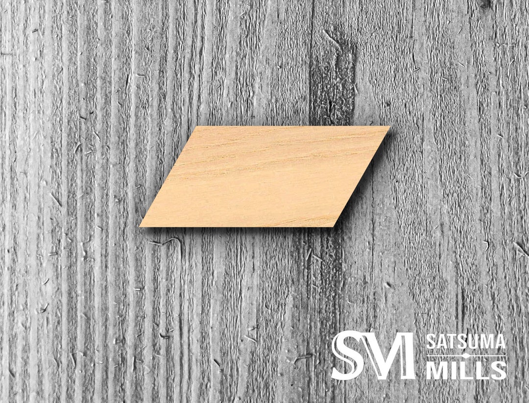 Parallelogram Wood Laser Cutout; Volume Discounts, DIY Crafts, Decor ...