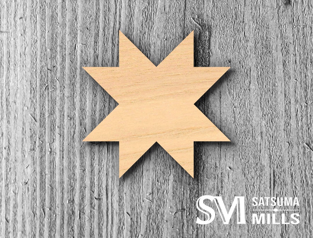 Northern Star Pattern Laser Cutout; DIY Crafts, Decor, & Gifts ...