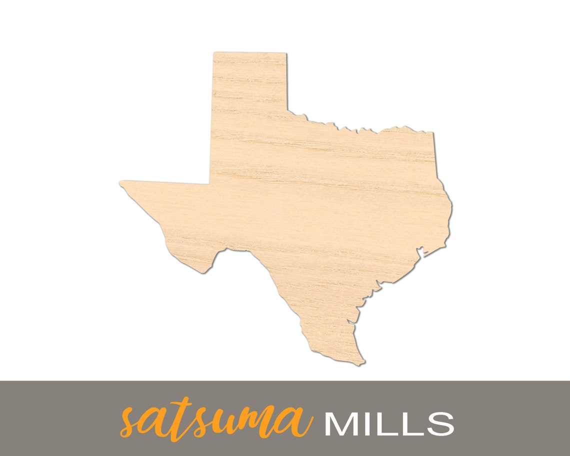 Texas Laser Cutout DIY Crafts Decor & Gifts Multiple Size | Etsy