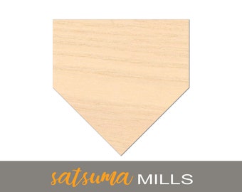 Home Plate Wood Cutout | Etsy