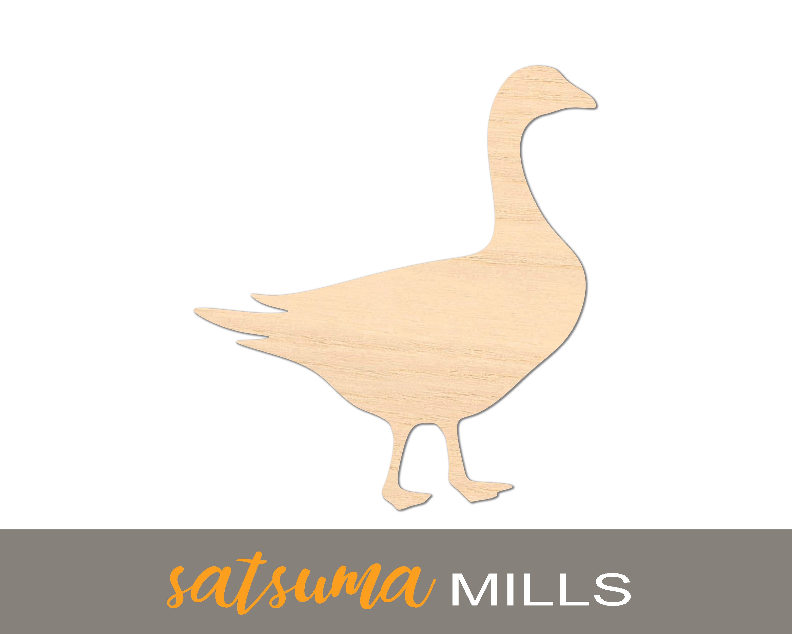 Goose Wood Laser Cutout Volume Discounts DIY Crafts Decor | Etsy