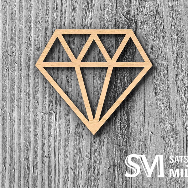Diamond Cutout - Etsy