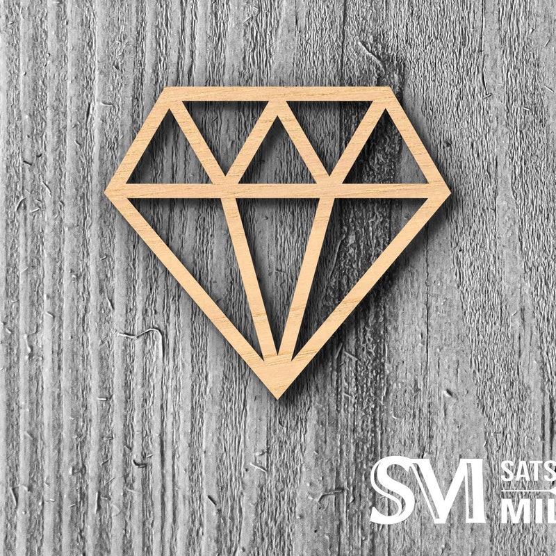 Diamond Cutout - Etsy