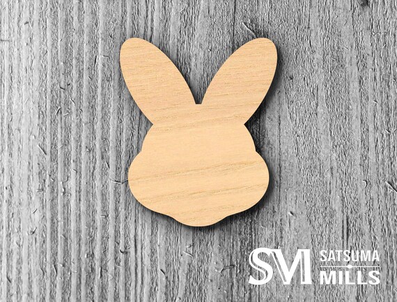 Easter Bunny Face Cutouts