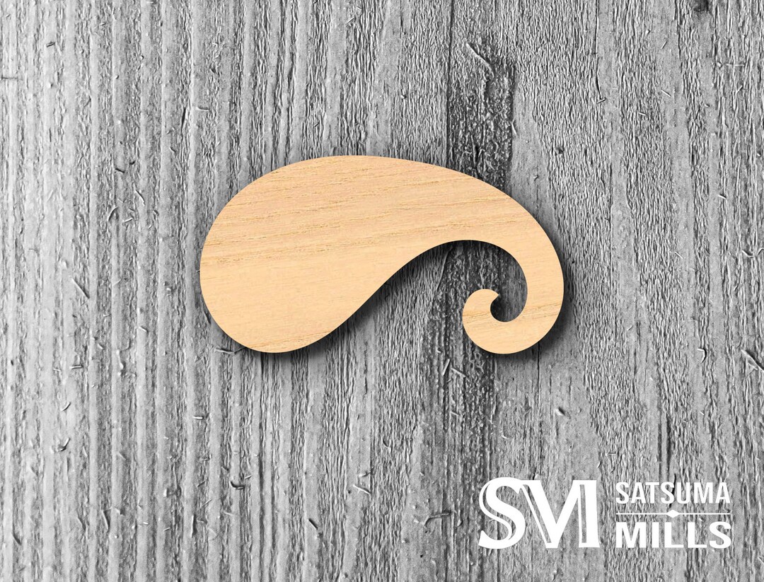 Paisley Laser Cutout; DIY Crafts, Decor, & Gifts, Multiple Size Options ...