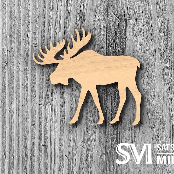 Wooden Moose - Etsy