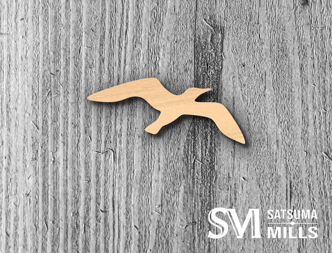 Seagull Laser Cutout; DIY Crafts, Decor, & Gifts, Multiple Size Options ...