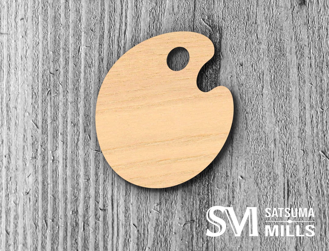 Paint Palette Laser Cutout; DIY Crafts, Decor, & Gifts, Multiple Size ...