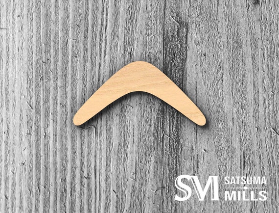 Boomerang Wood Laser Cutout Volume Discounts DIY Crafts - Etsy