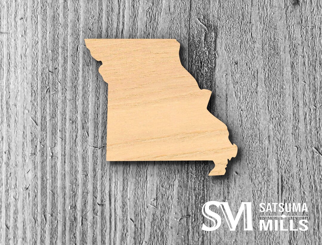 Missouri Laser Cutout DIY Crafts, Decor, & Gifts, Multiple Size Options ...