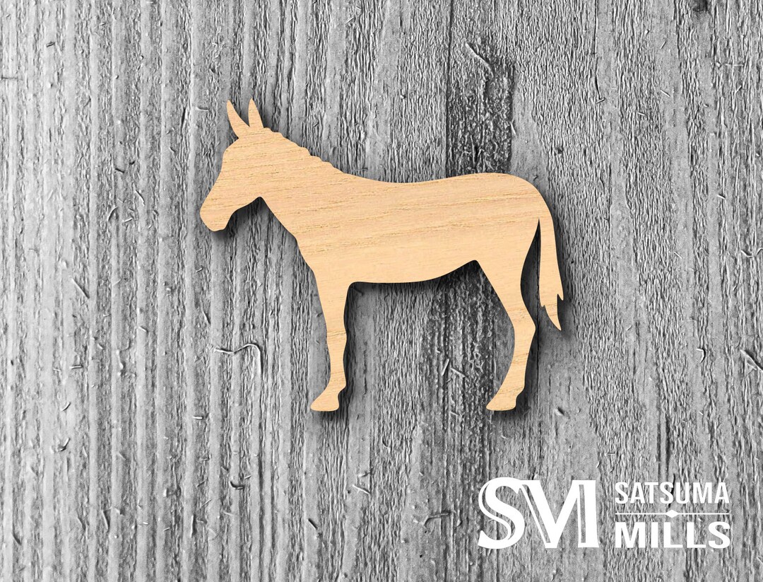 Mule Laser Cutout; DIY Crafts, Decor, & Gifts, Multiple Size Options ...