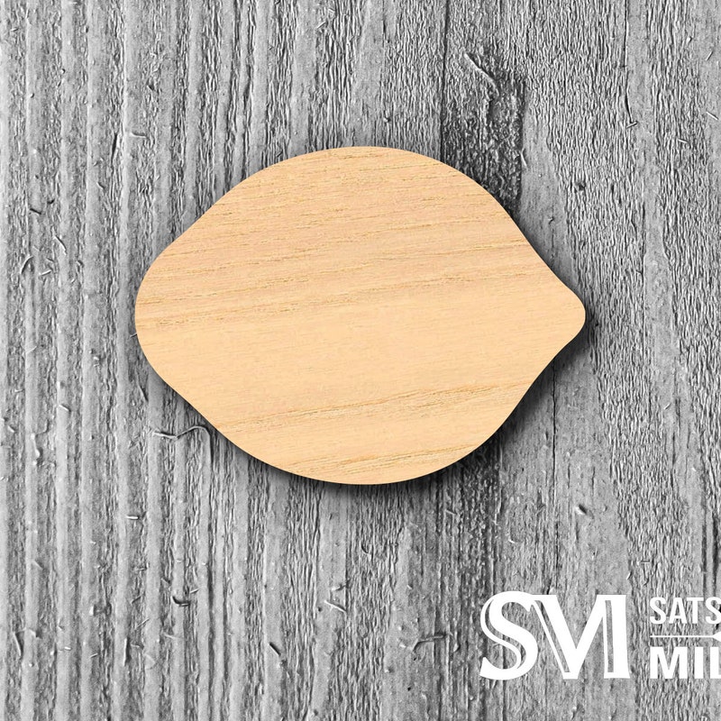 Lemon Wood Cutout - Etsy
