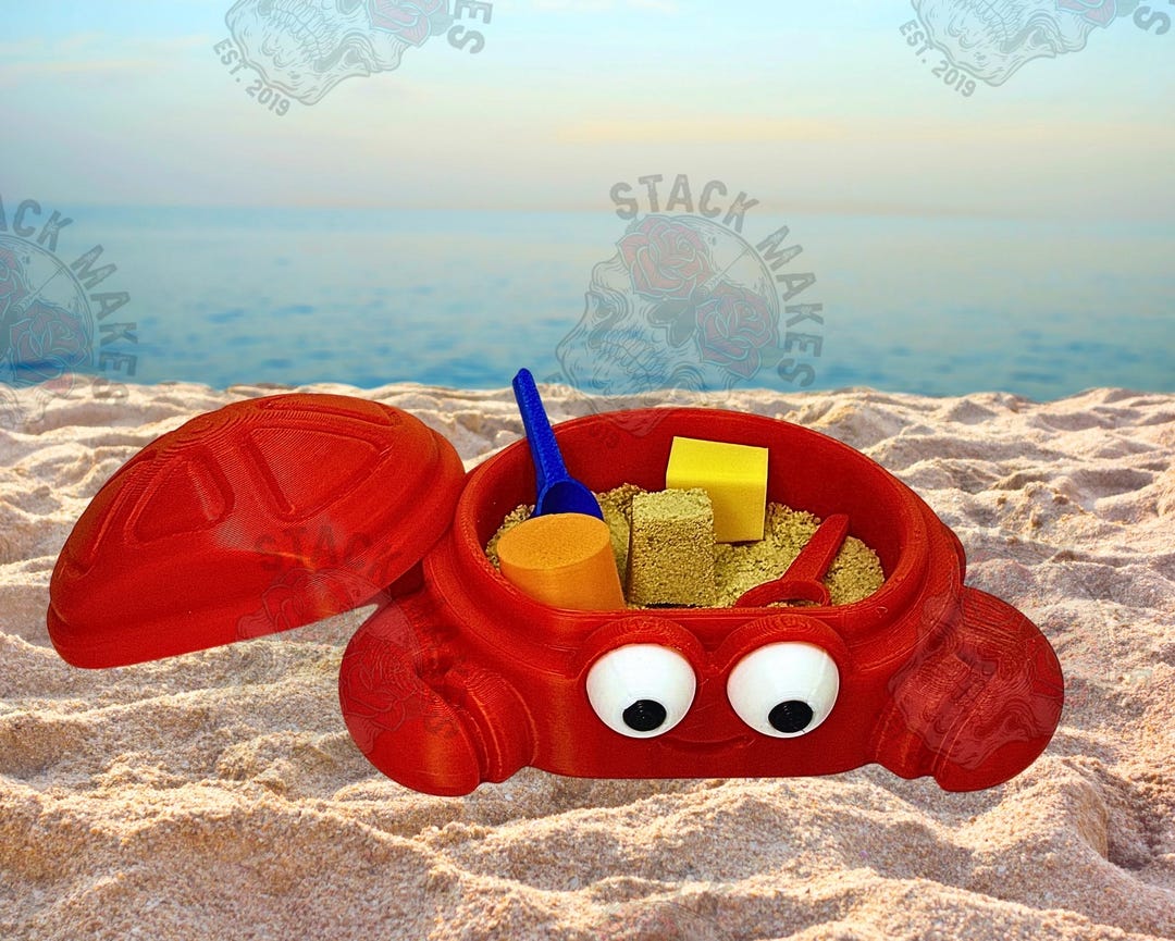 Mini Crab Sandbox With Sand & Tools | Sensory Zen Garden | 90s ...