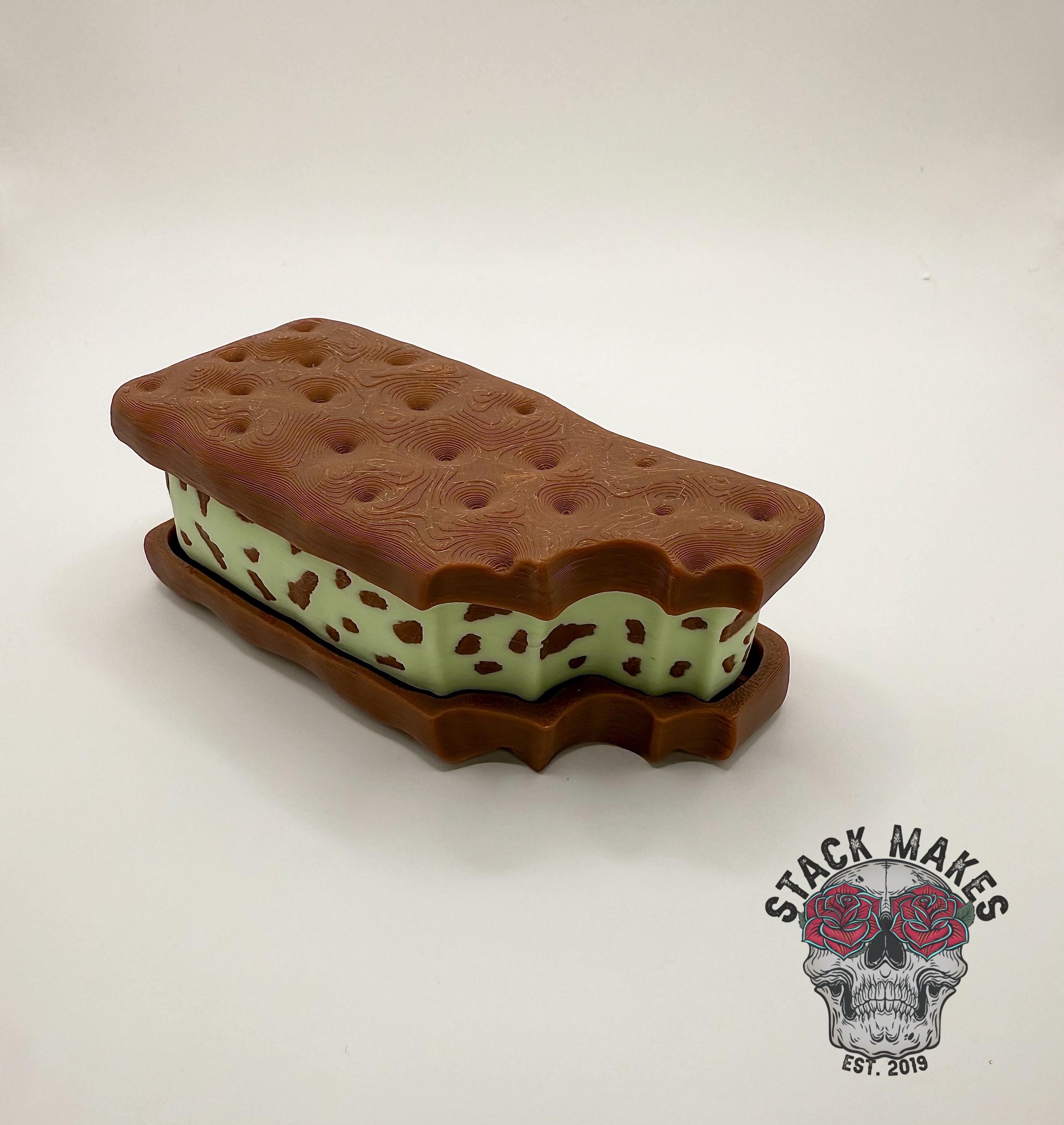 Ice Cream Sandwich Fidget Clicker | Sensory Popper | Cute Dessert ...