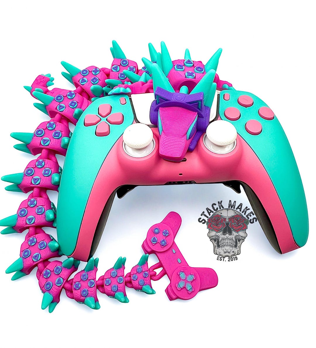 Custom Gamer Girl Dragon | Match Your Controller Colors | Gaming | COD ...