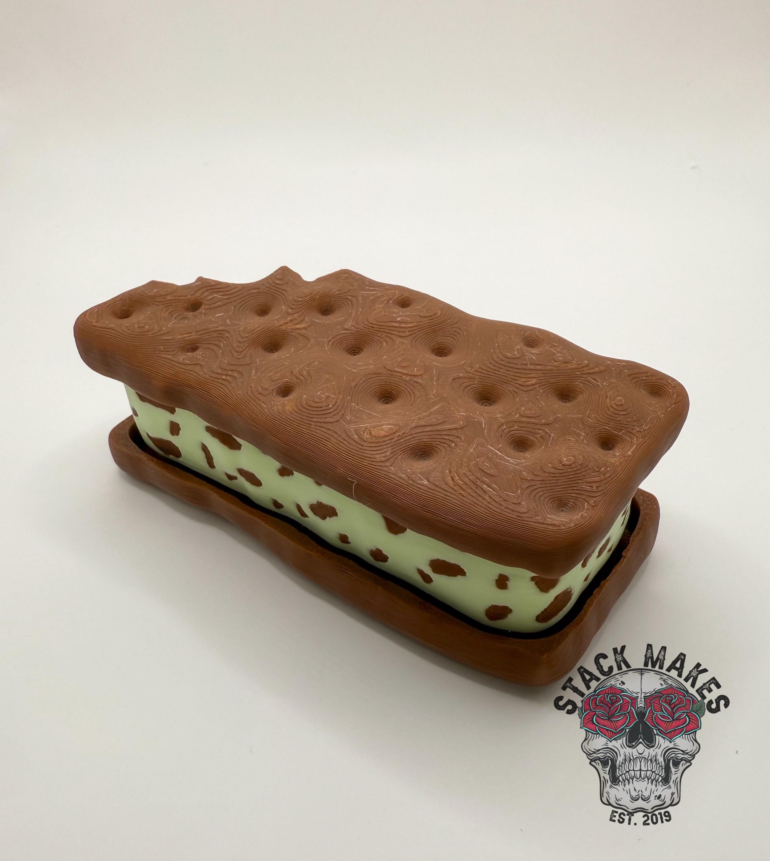Ice Cream Sandwich Fidget Clicker | Sensory Popper | Cute Dessert ...