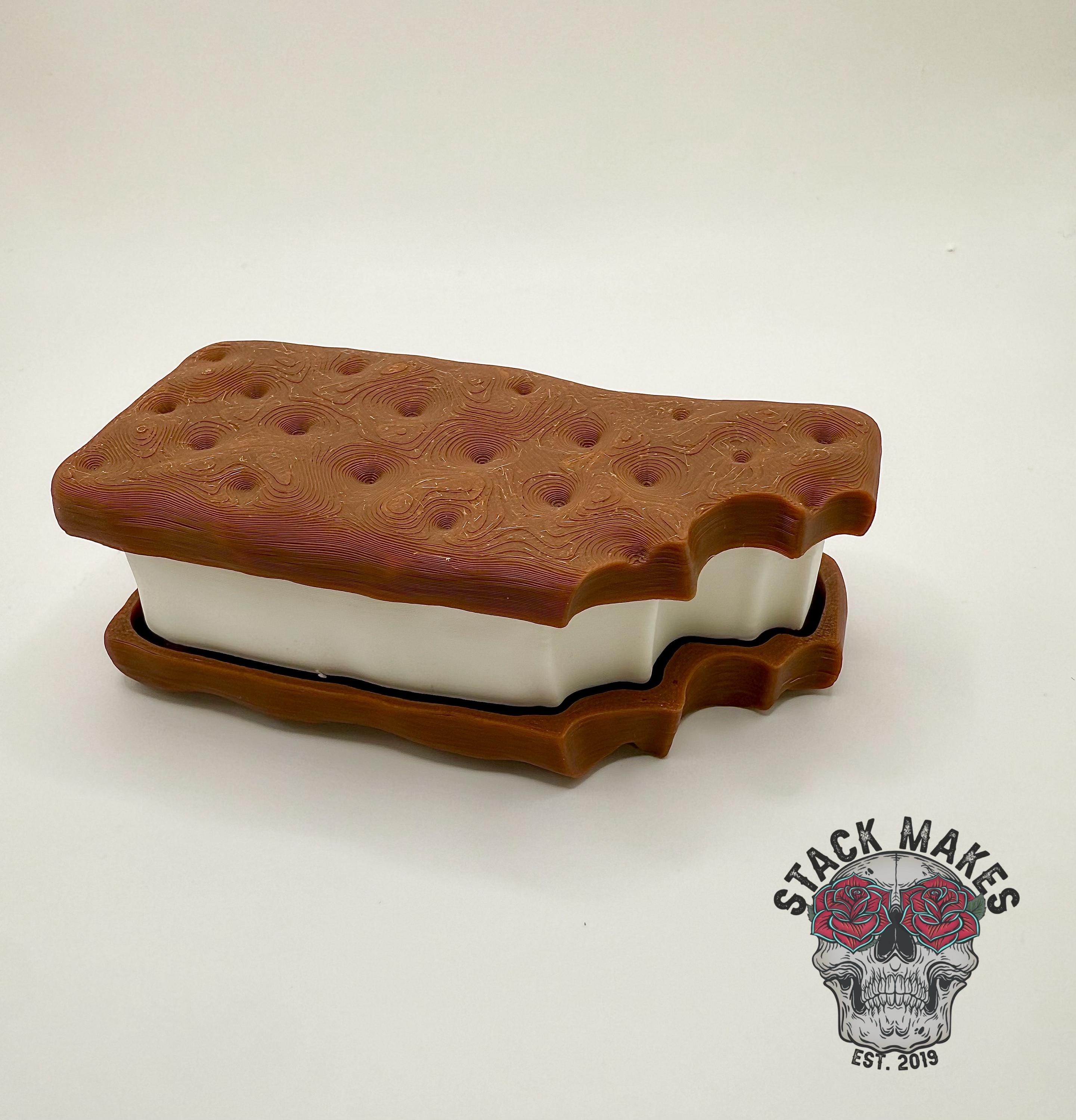 Ice Cream Sandwich Fidget Clicker | Sensory Popper | Cute Dessert ...
