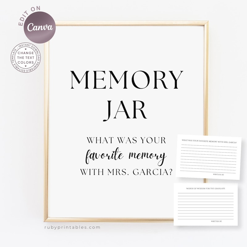 Memory Jar - Etsy